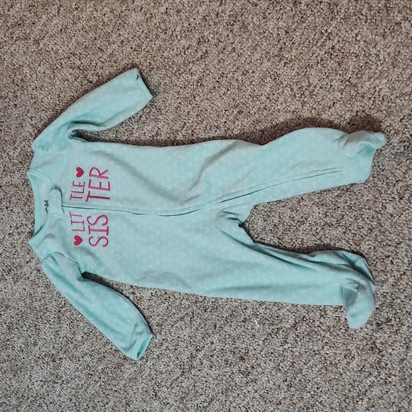 Carter's | One Pieces | Little Sister Fleece Sleeper | Poshmark